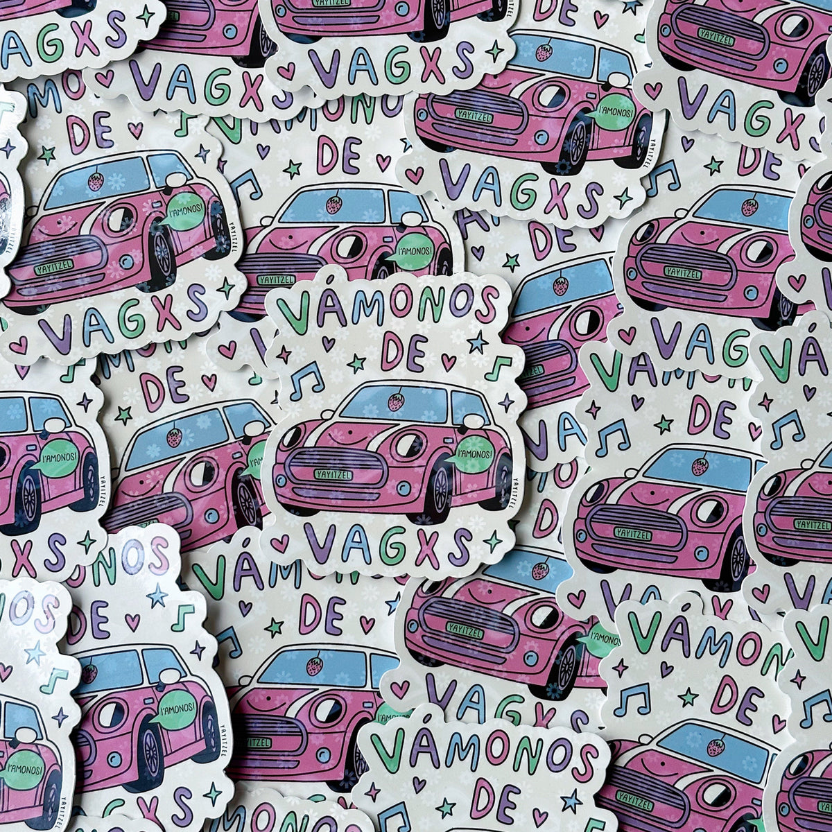 Vámonos Holographic Sticker – YAYLANDIA