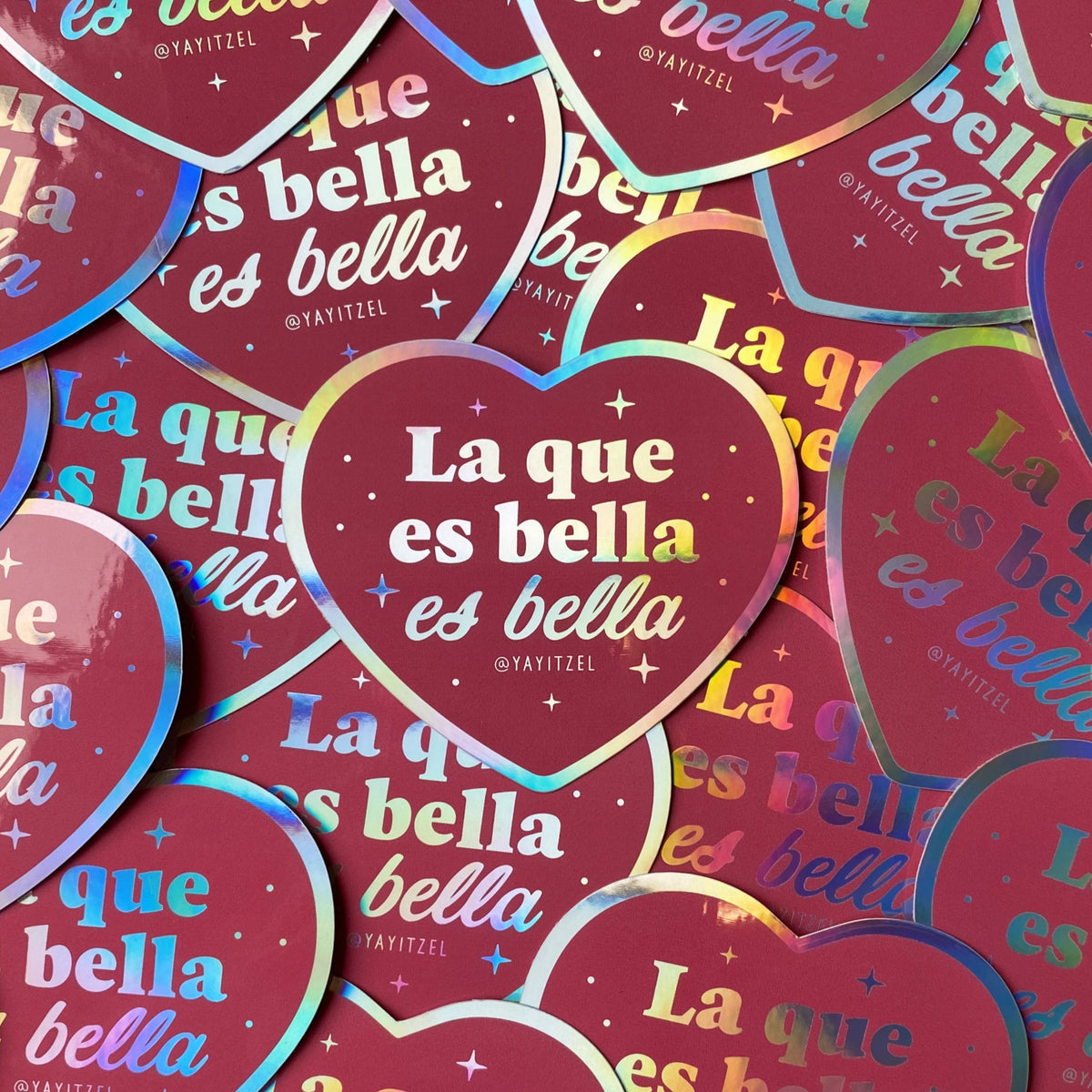 Bella Holographic Sticker – YAYLANDIA